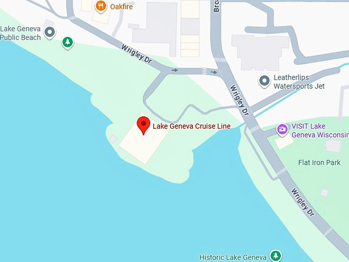 16. lake geneva cruise line map