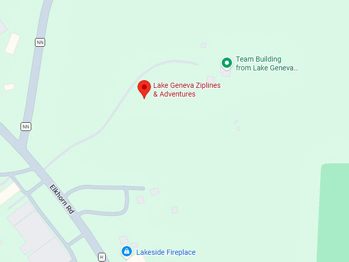16. lake geneva ziplines & adventures map
