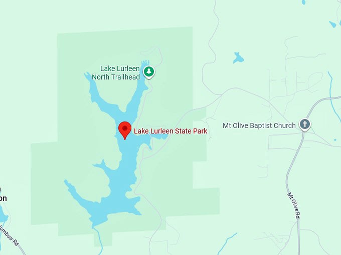 16. lake lurleen state park map