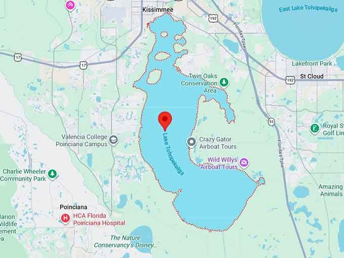 16. lake tohopekaliga map
