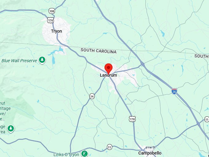 16. landrum sc map