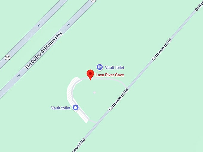 16. lava river cave map