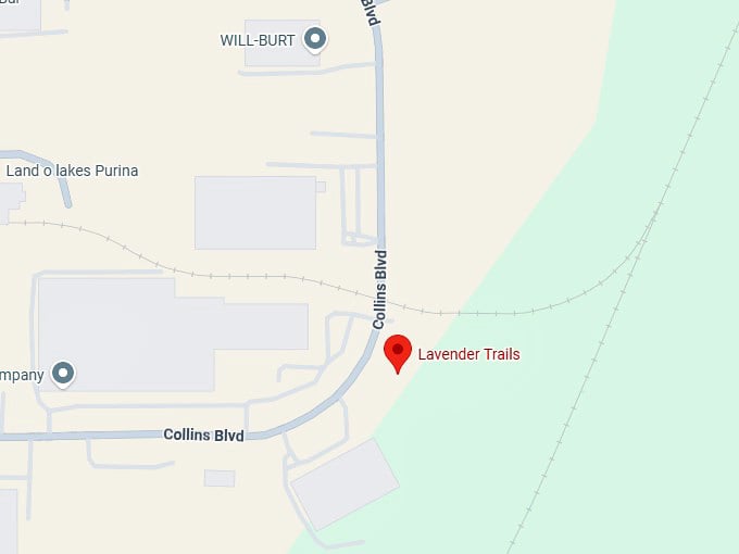 16. lavender trails map