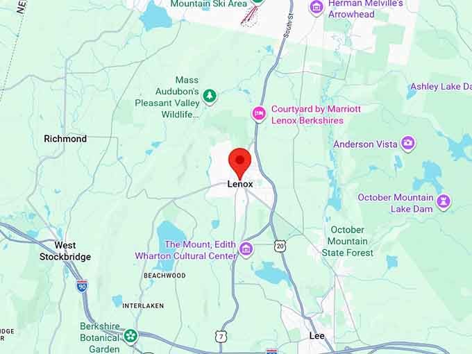 16. lenox ma map