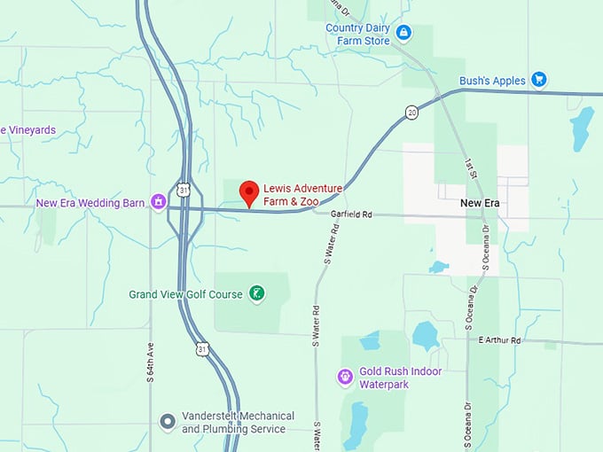 16. lewis adventure farm & zoo map