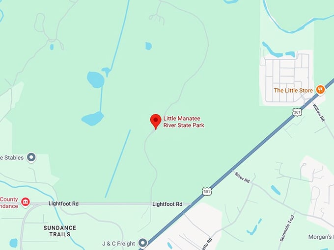 16. little manatee river state park map