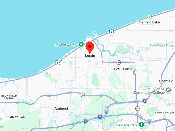 16. lorain oh map