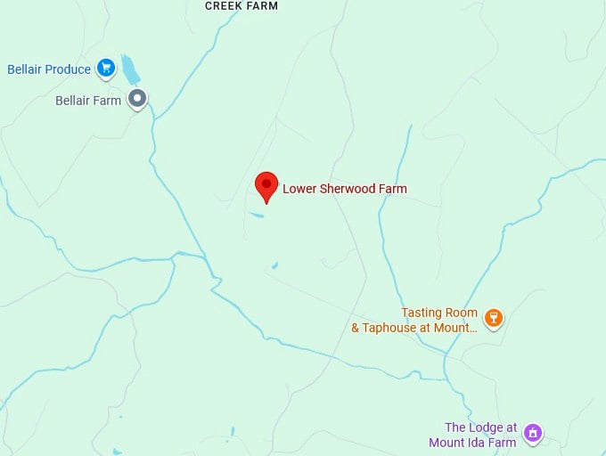 16. lower sherwood farm map