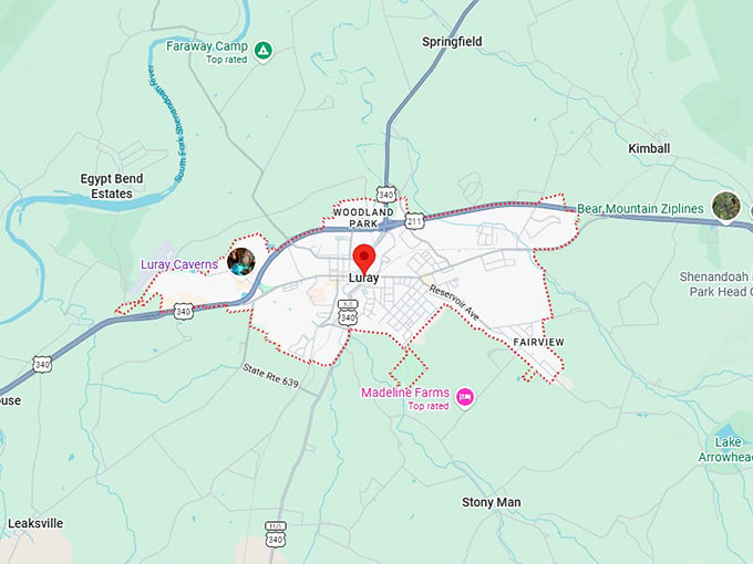 16. luray map