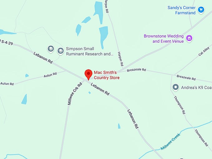 16. mac smith's country store map