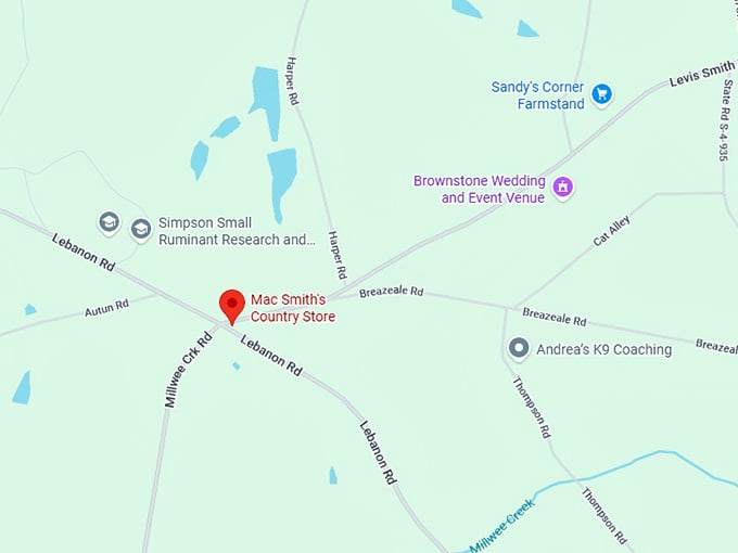 16. mac smith's country store map