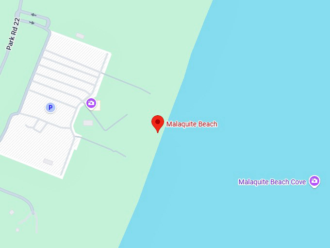 16. malaquite beach map