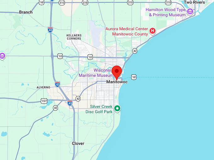 16. manitowoc wi map