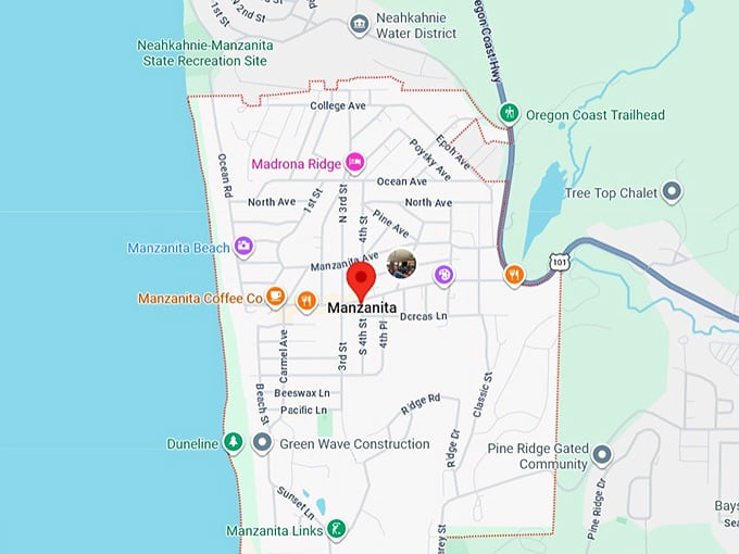 16. manzanita, or map