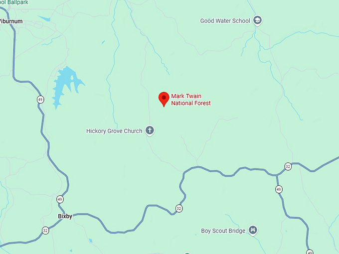 16. mark twain national forest map