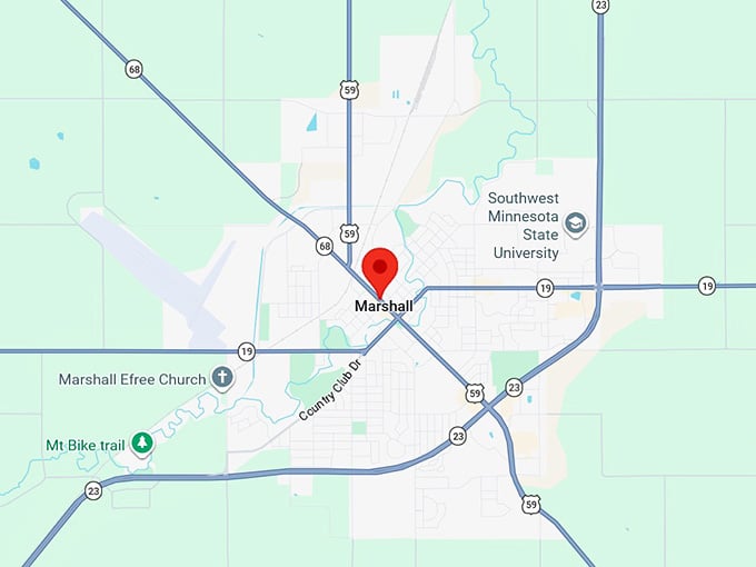 16. marshall mn map