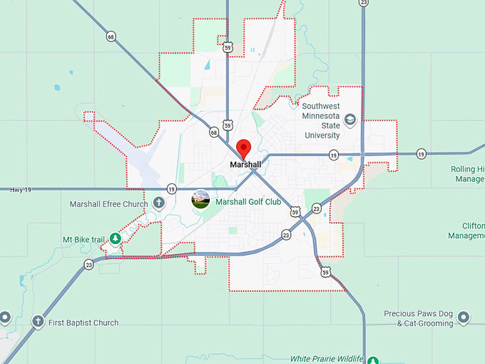 16. marshall map