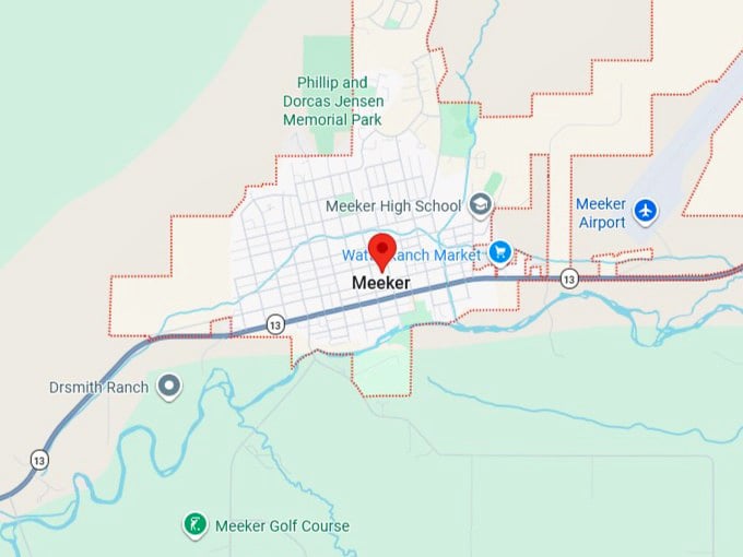 16. meeker map