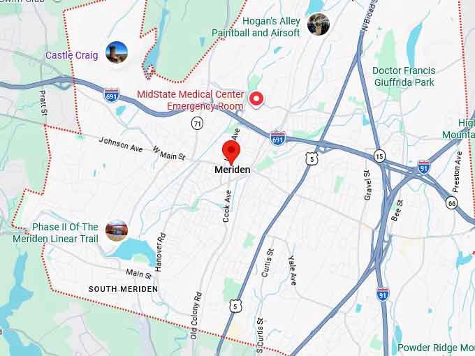 16. meriden map