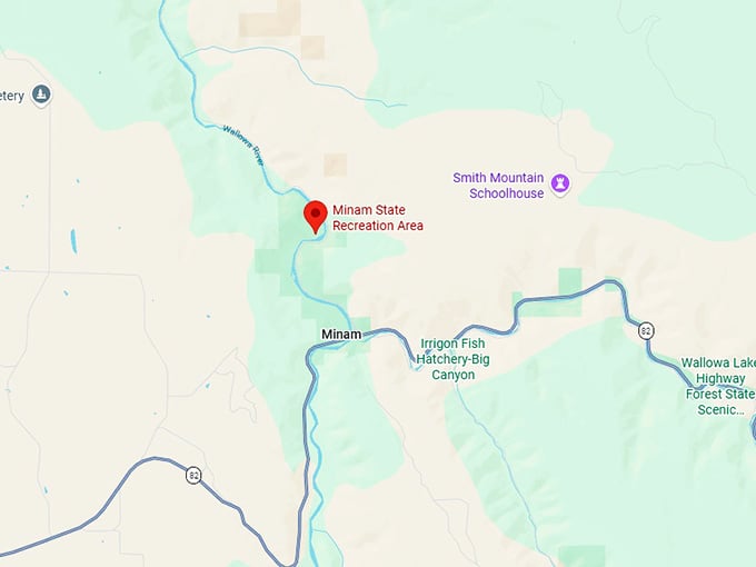 16. minam state recreation area map
