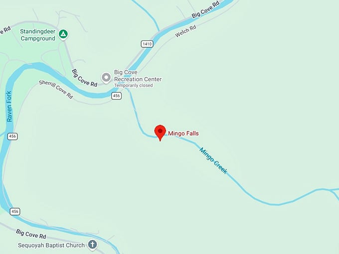 16. mingo falls map