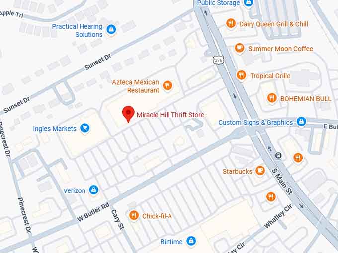 16. miracle hill thrift store map