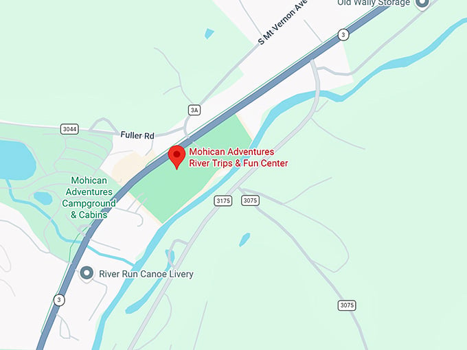 16. mohican adventures river trips & fun center map
