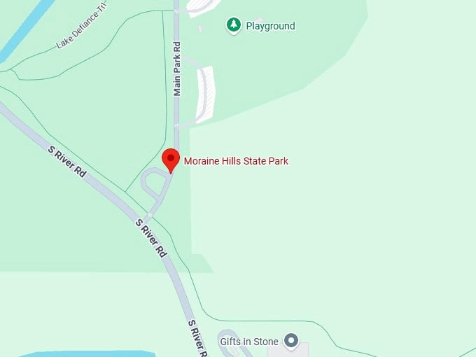 16. moraine hills state park map