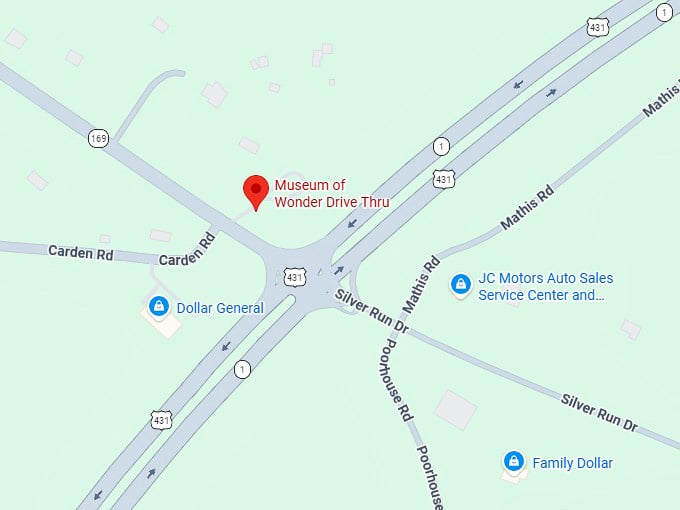 16. museum of wonder drive thru map