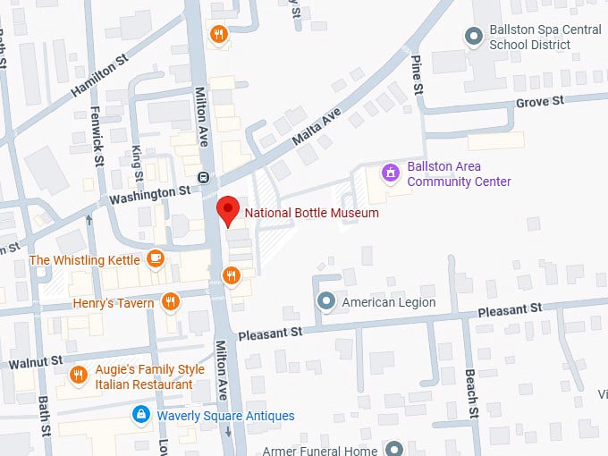 16. national bottle museum map