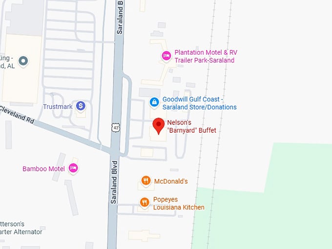 16. nelson's barnyard buffet map