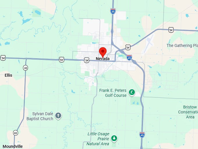 16. nevada mo map