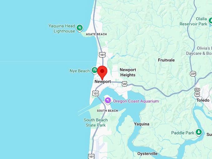 16. newport or map