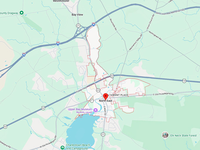 16. north east map