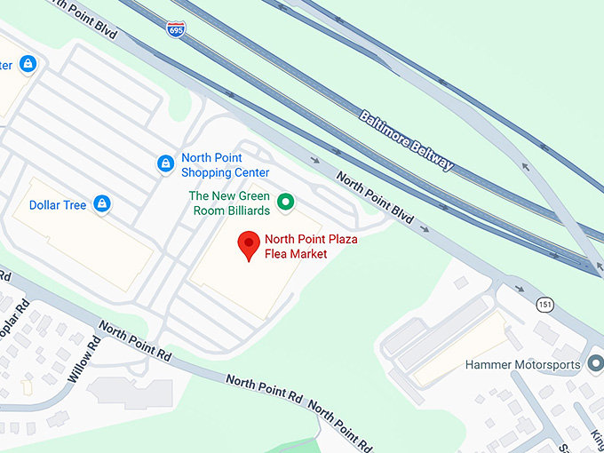 16. north point plaza flea market map