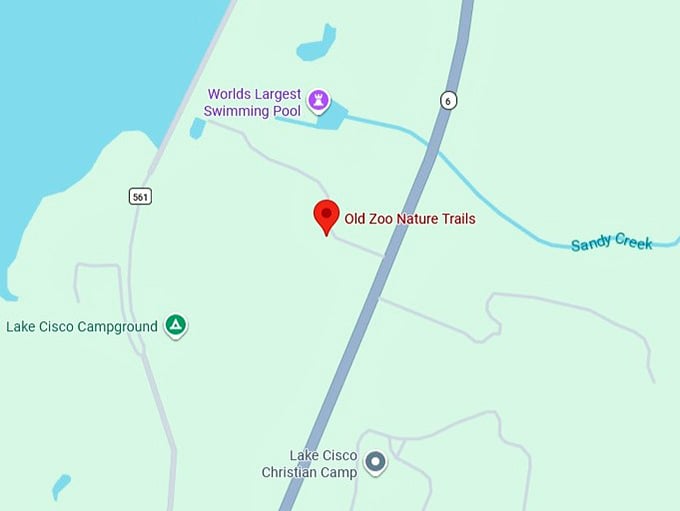 16. old zoo nature trails map