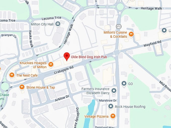 16. olde blind dog irish pub map