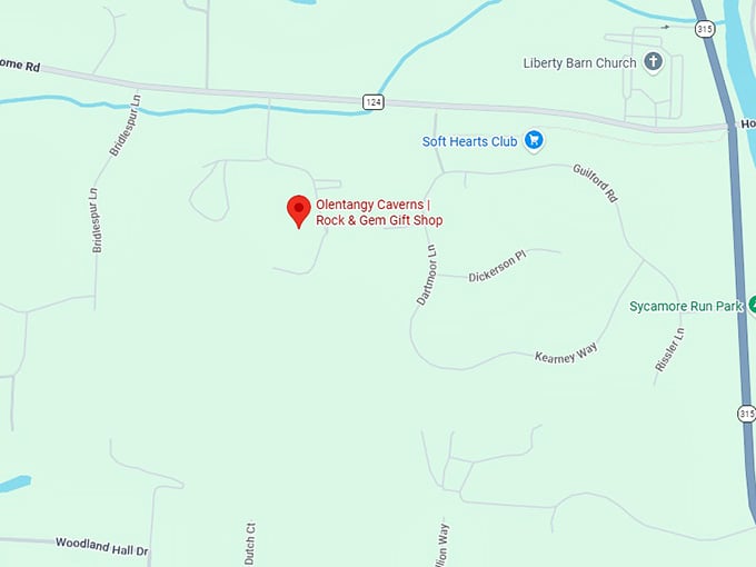 16. olentangy caverns rock & gem gift shop map