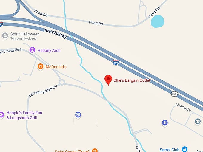 16. ollie's bargain outlet map