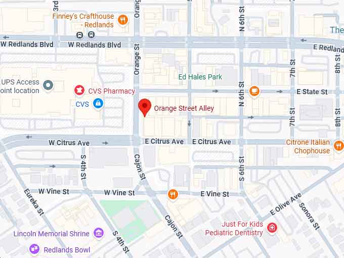 16. orange street alley map