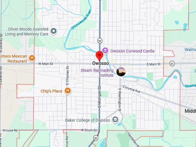 16. owosso map