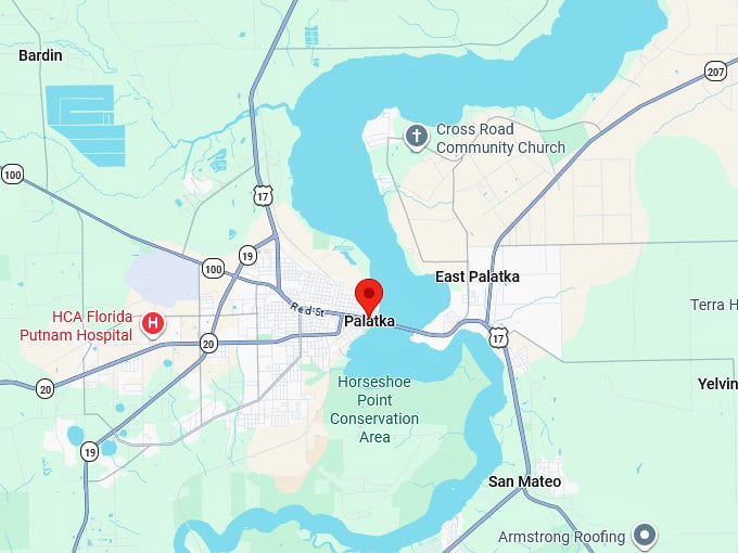 16. palatka fl map