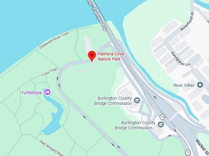 16. palmyra cove nature park map