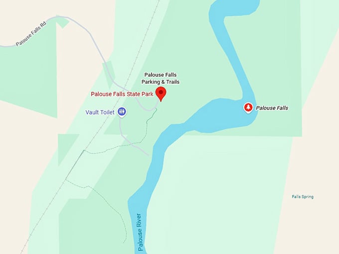 16. palouse falls state park map