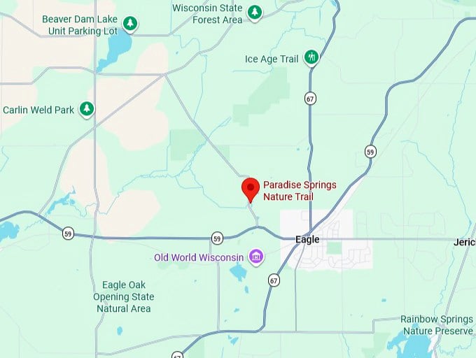 16. paradise springs nature trail map