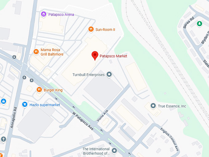 16. patapsco market map