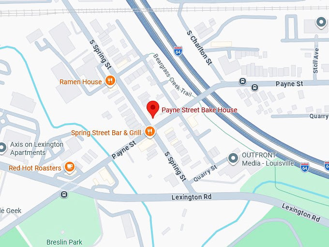 16. payne street bake house map