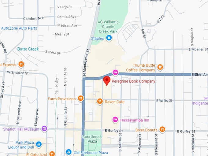 16. peregrine book company map