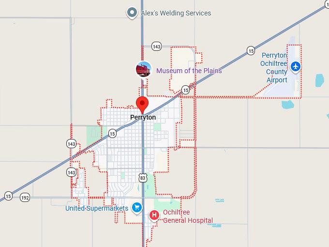16. perryton map