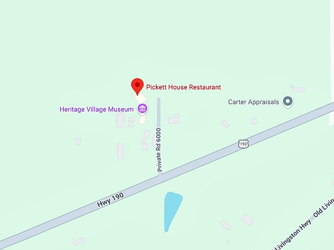 16. pickett house restaurant map